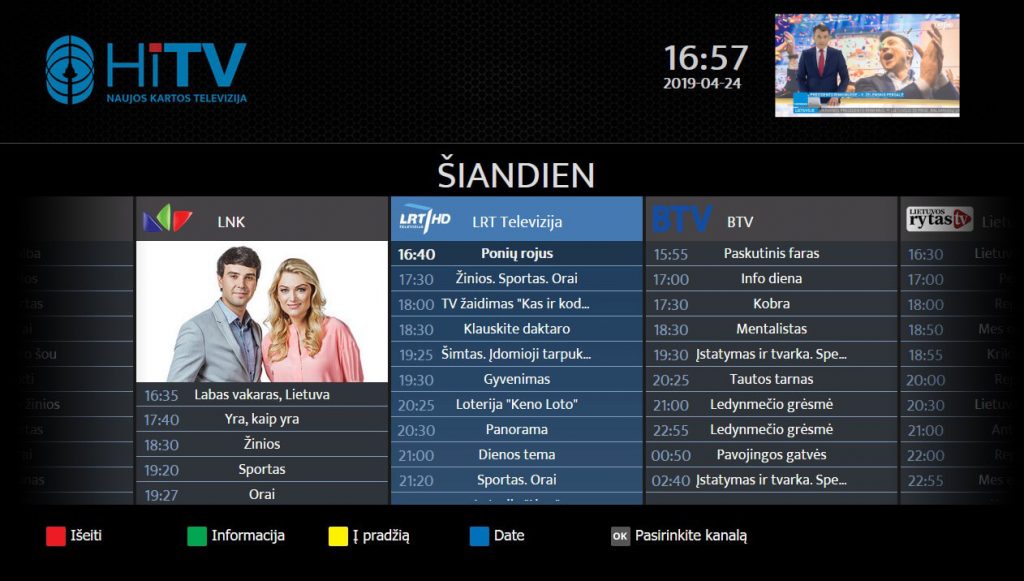 Hi Television (HiTV) | Skaitmeninė televizija